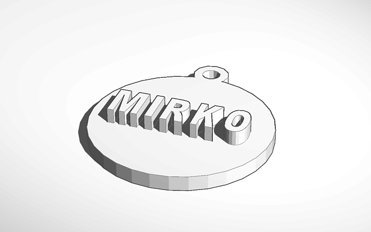 3D design locket - Tinkercad