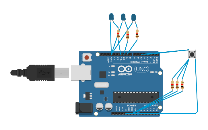 Circuit design Boton | Tinkercad