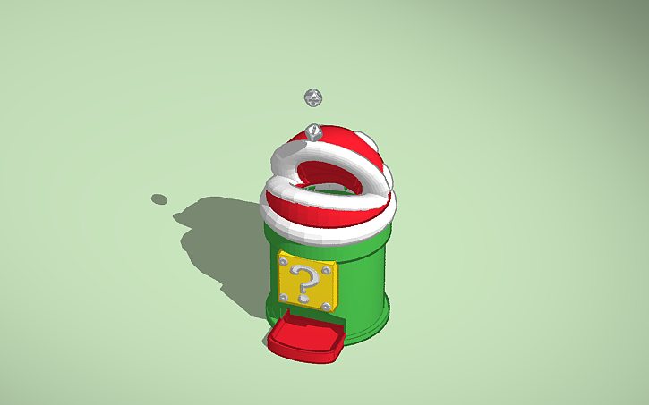 3D design Mario Dice Tower - Tinkercad