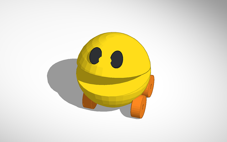 3D design puck man | Tinkercad