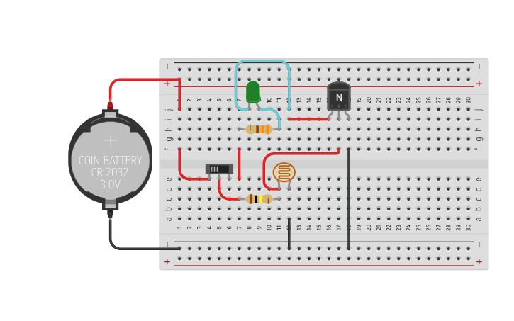Circuit design LDR Circuit | Tinkercad