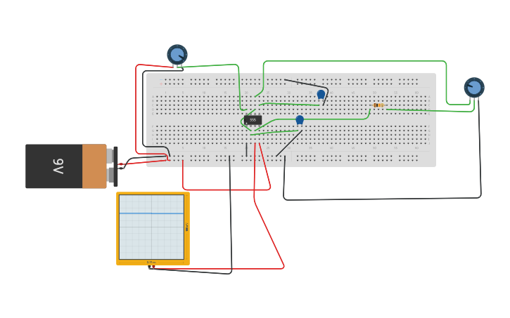 Circuit Design Square Wave Using 555 Timer Tinkercad