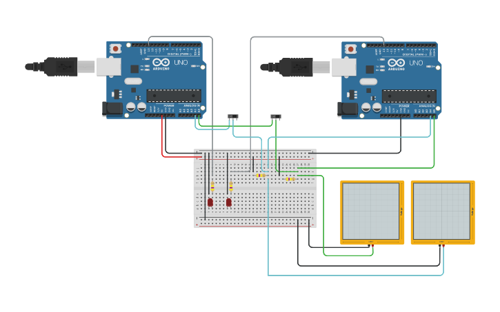 Circuit design Twin Wire Interface | Tinkercad