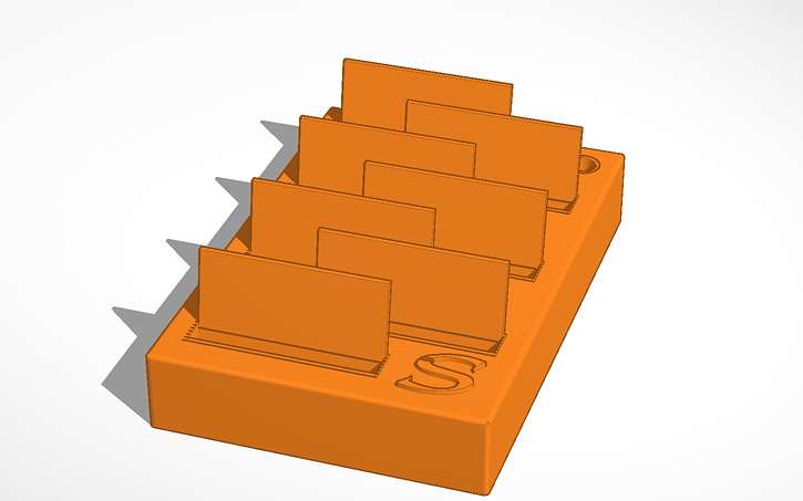 3D design Selfnet Sticker Holder - Tinkercad