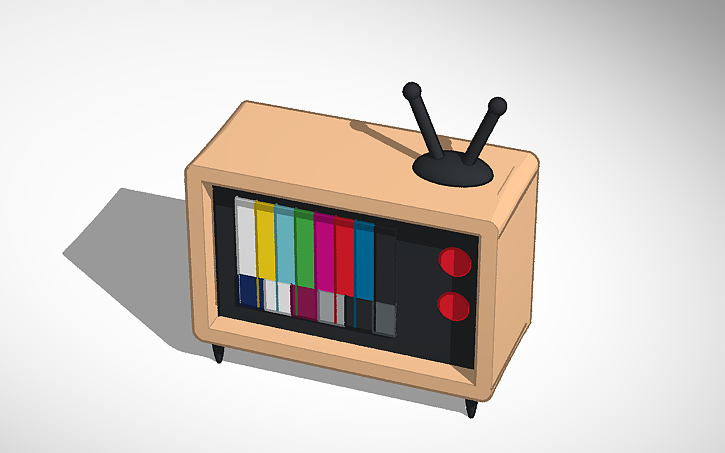 3D design TV - Tinkercad