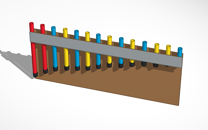 3D design Pan Flute | Tinkercad
