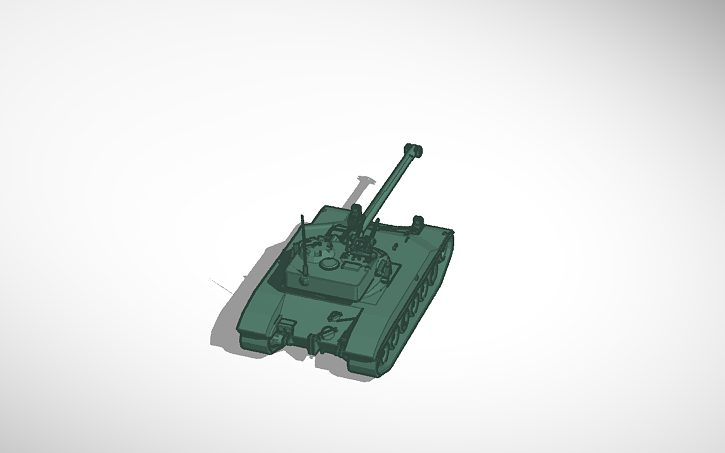 3D design Batignolles-Chatillon Char 25T | Tinkercad