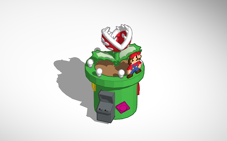 3D design super mario tóba - Tinkercad