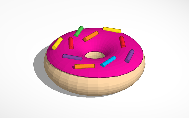 3D design DONUT | Tinkercad