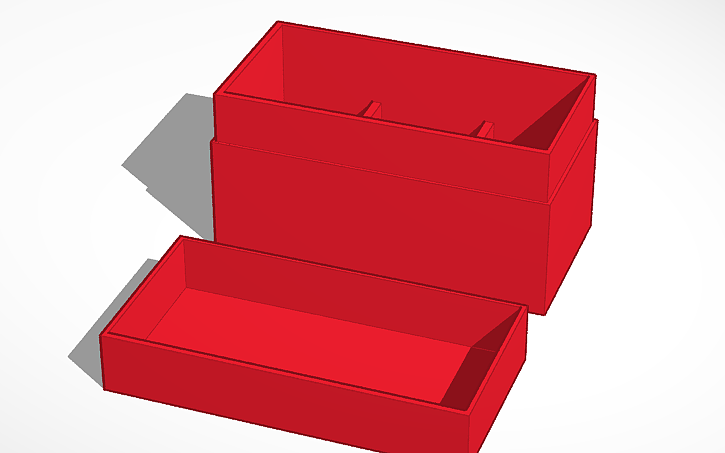3D design SD Card Box - Tinkercad