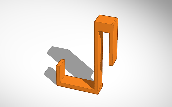 3D design hook! - Tinkercad