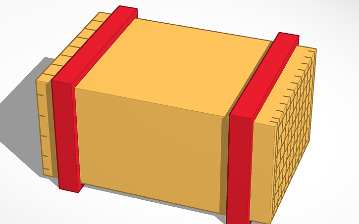 3D design hay bale - Tinkercad
