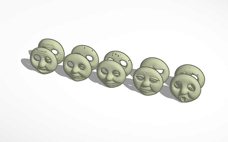 3D design Copy of TVS Thomas faces NOT MINE - Tinkercad
