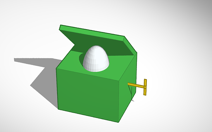3D design egg in da bocks - Tinkercad