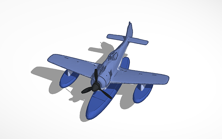 3D design Hellcat F6F - Tinkercad