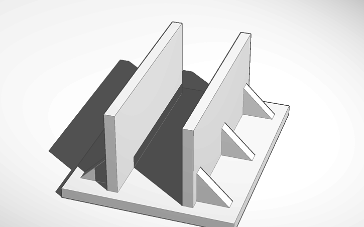 3D design support structure | Tinkercad