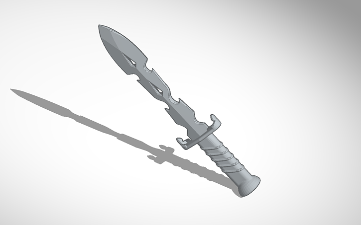 3D design blade | Tinkercad