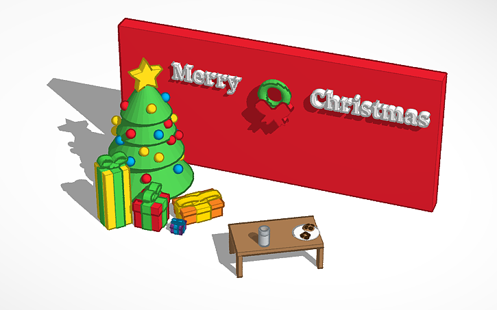 3D design Christmas - Tinkercad