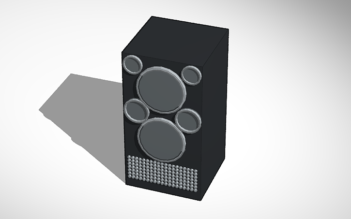 3D design Speaker JSTB - Tinkercad