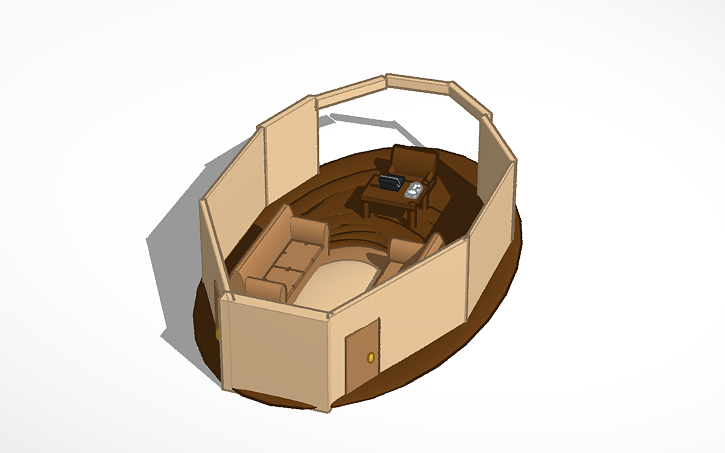 3D design Oval office - Tinkercad