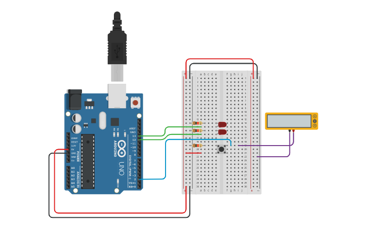 Circuit design Intro Arduino Circuit | Tinkercad Circuit design Intro Arduino Circuit | Tinkercad