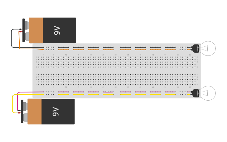 Circuit Design Light Bulb Tinkercad
