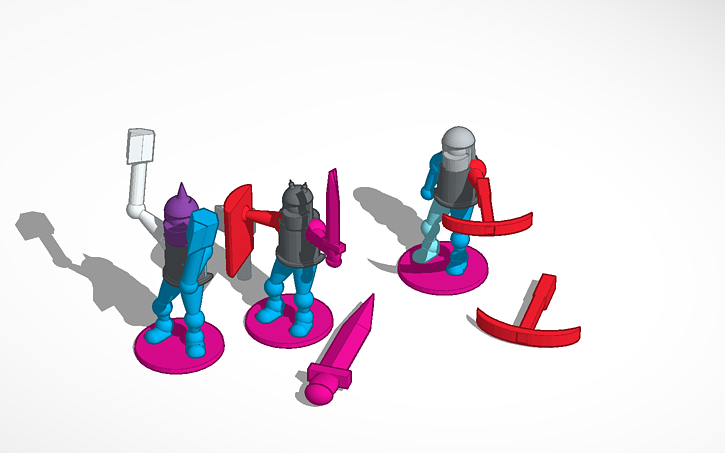 3D design Knight - Tinkercad