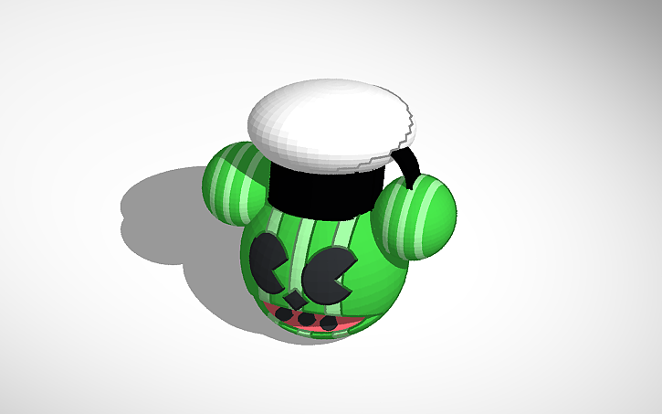 3D design Mikey Melon - Tinkercad