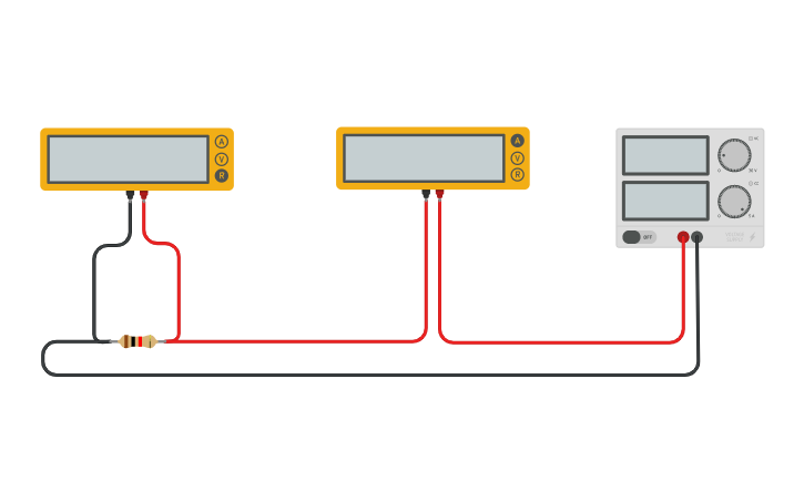 Circuit Design Circuit 1 Dc Power Supply Resistor Ammeter And A