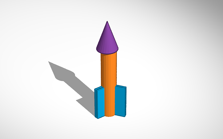 3D design Rocket | Tinkercad