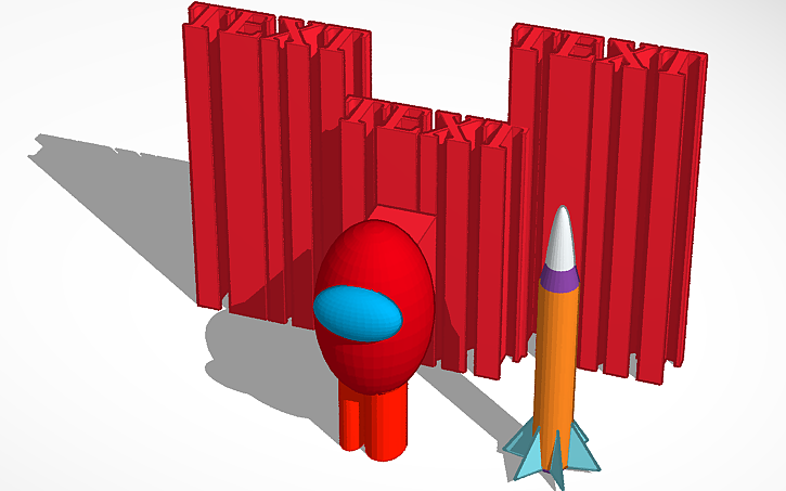 3D design among us | Tinkercad