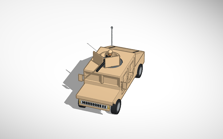 3D design Hummvee | Tinkercad