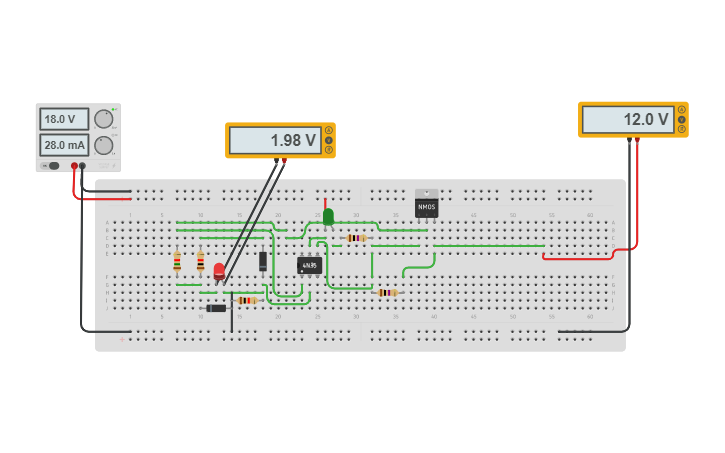 Circuit Design Mosfet Battery Charger Tinkercad