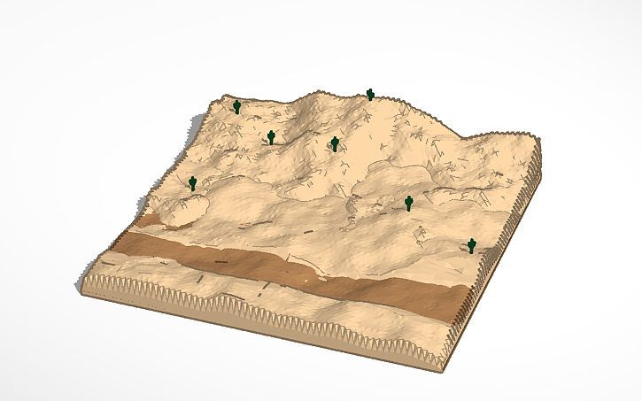 3D design mojave desert - Tinkercad