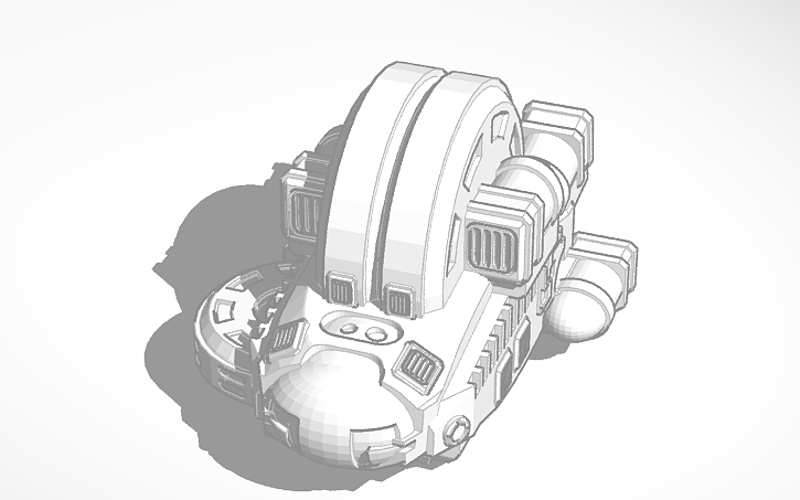 3D design Lightbringer Class 2 Commercial Research Vessel - Tinkercad
