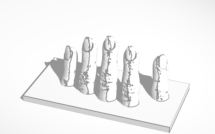 3D design Hand - Tinkercad