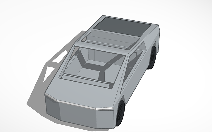 3D design Tesla Cybertruck | Tinkercad
