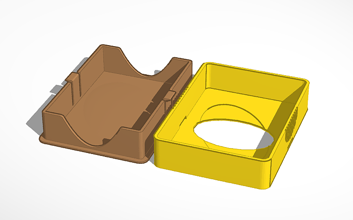 3D design card case - Tinkercad