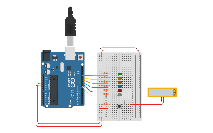 Circuit design 8/31/21 intro arduino | Tinkercad