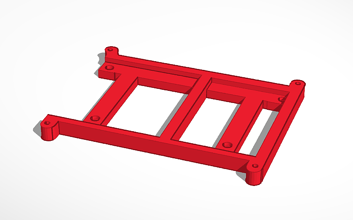 3D design Luxonis backer for adafruit LCD - Tinkercad