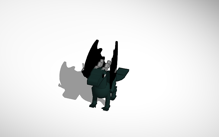 3D design DarkStalker (Wings of fire wof) - Tinkercad