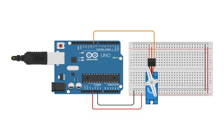 Circuit design actividad 9 - Tinkercad
