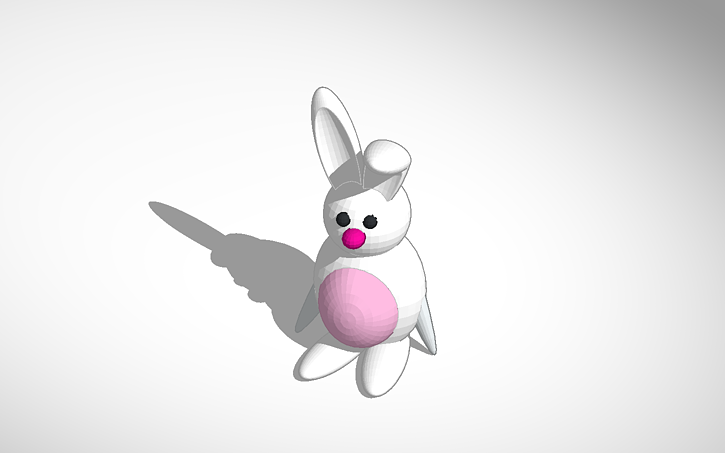 3D design bunny | Tinkercad