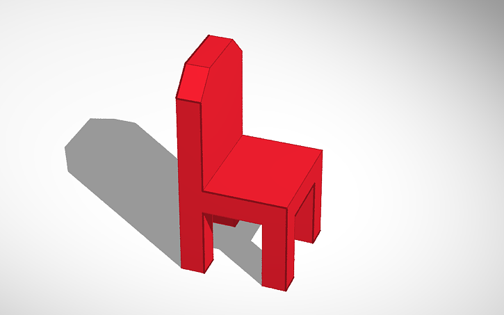 3D design Mini HQ Chair - Tinkercad