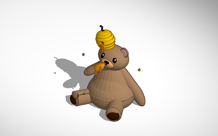 3D design Joshua Monson - Cute Bear - Tinkercad