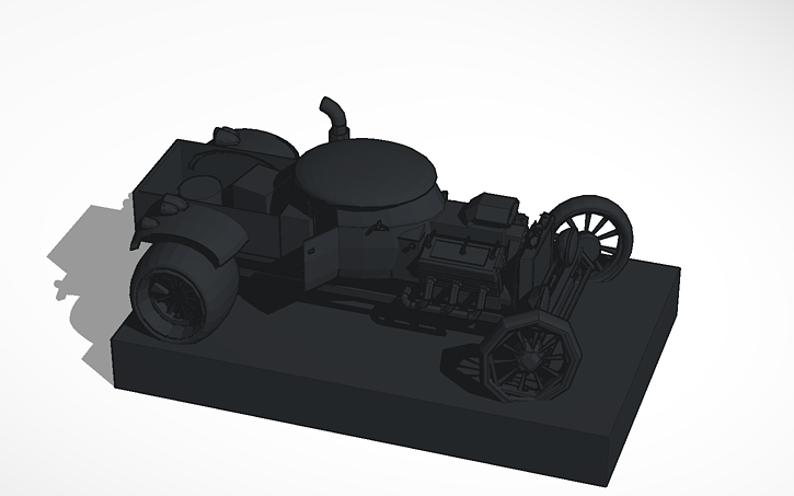 3D design diesel truck - Tinkercad