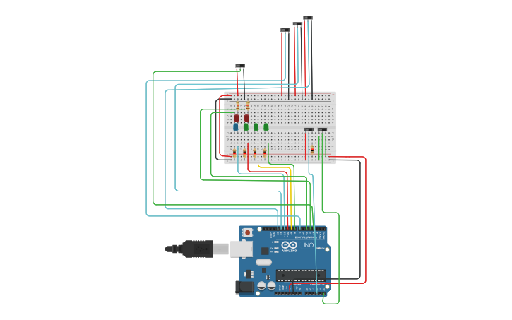 Circuit design Prototype Kensak | Tinkercad