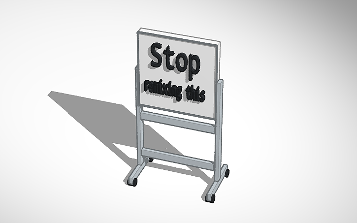 3D design School Whiteboard | Tinkercad