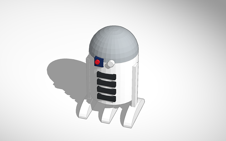 3D design R2-D2 Daniel N 357716 - Tinkercad