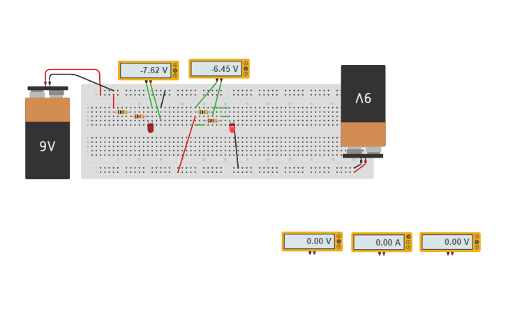 Circuit design Copy of Series and Parallel - Tinkercad